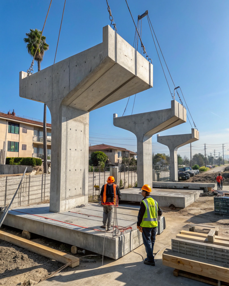 El Monte California Precast Concrete Modern Construction